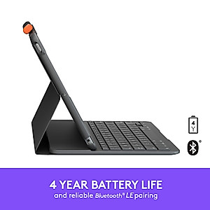 Logitech iPad Air (3rd generation) Keyboard Case | Slim Folio with integrated wireless keyboard (Graphite)