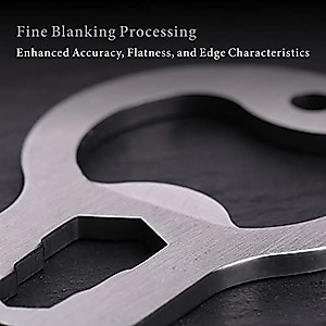 KITCHENDAO 4 in 1 Keychain Beer Bottle Opener, Portable Durable Stainless Steel Beer Opener, Gift for Men Father Husband Boyfriend, Silver 1 Pack