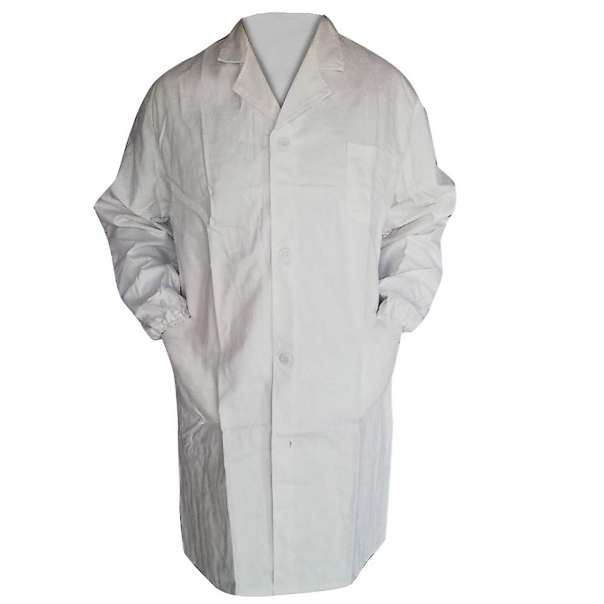 kdhgo Women Men Unisex Long Shirts White Outwear Blouse Lab Coat Long Sleeve With Pockets