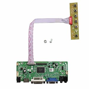 VSDISPLAY HD-MI DVI VGA Audio LCD Controller Board for 17" 17 inch M170ETN01 1 WYD170SKD 01 LVDS 30 PIN LCD Display, for Mod Machine (m170etn011 m170etn01.1 M170QGBN30-01B CD170A54-01)