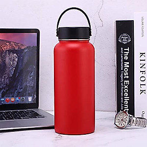 MOUMO Stainless Steel Space Pot Thermos Cup, Portable Handle Cup, Outdoor Large-Capacity Sports Water Bottle