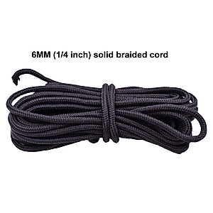 Kayak Canoes Anchor Trolley Kit System w/Pulleys Pad Eye Cleats Ring 30 Feet of Rope