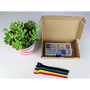 Computer Screws Standoffs Assortment Kit for Hard Drive Computer Case Motherboard Fan Power Graphics