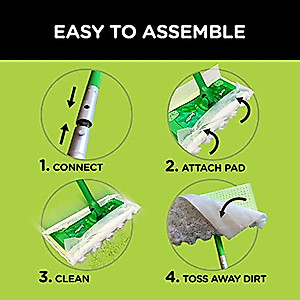 Swiffer Sweeper Heavy Duty Pet Dry + Wet Sweeping Kit