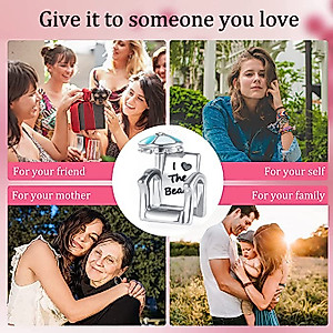 DWJSu Travel Love The Beach Summer Chair Umbrella Holiday Charms Bead Compatible with Pandora European Charm Bracelet & Necklace