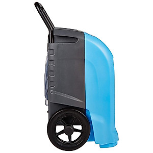 BlueDri BD-76 Commercial Dehumidifier for Home, Basements, Garages, and Job Sites. Industrial Water Damage Equipment - Pack of 1, Blue