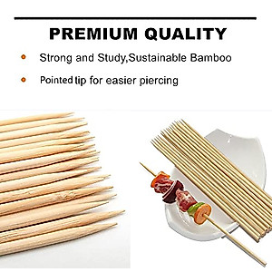 Gere Thick Candy Apple Sticks,120 Pack, 7 Inch 5mm,Caramel Apple Sticks, Bamboo Skewers for Corn Dog, Corn Cob, Kabob, Lollipop, Grill, Semi Point Food Caramel 120 pcs