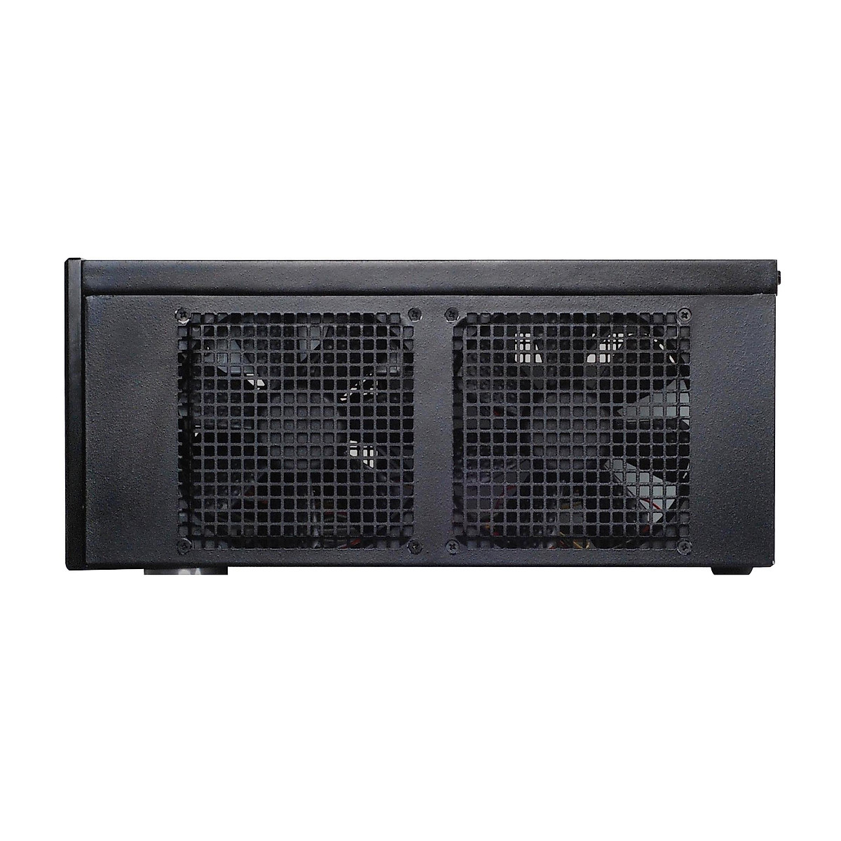 SilverStone Technology Aluminum Front Panel and SECC Body Micro ATX HTPC Computer Case with 2X USB3.0 Front Ports Cases in Black GD04B-3.0-USA