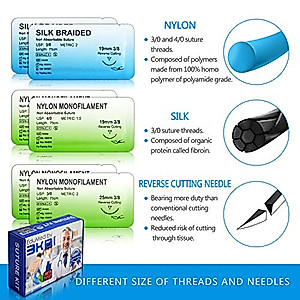 EduMed 41 Piece Practice Suture Kit, Medical & Veterinary Surgical Training Kit