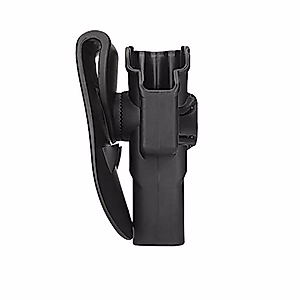 Bedone G19 Holster, OWB Paddle Holster fits Glock 19 19X 23 44 45 Gen 1 2 3 4, Outside Waistband Holster, Open Carry Tactical Gun Holster, Adjustable Cant & Fast Release - Right Handed