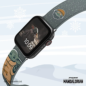Star Wars: The Mandalorian - Grogu Smartwatch Band - Officially Licensed, Compatible with Every Size & Series of Apple Watch (watch not included)
