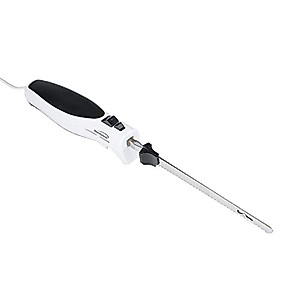 Brentwood Electric Carving Knife, 7-inch, White