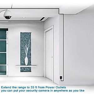 SIOCEN 33FT DC Power Extension Cable 2.1mm x 5.5mm,12v Power Supply Adapter for CCTV Security Camera Surveillance IP Camera Dvr Standalone LED Strip,Car,Long Male to Female Barrel Plug Cord