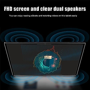 SHYEKYO 10.1 Inch Tablet, Octa Core Processor Tablet PC Supports 4G Calling Support Fast Charging 100-240V Support GPS 5G WiFi for Travel (US Plug)