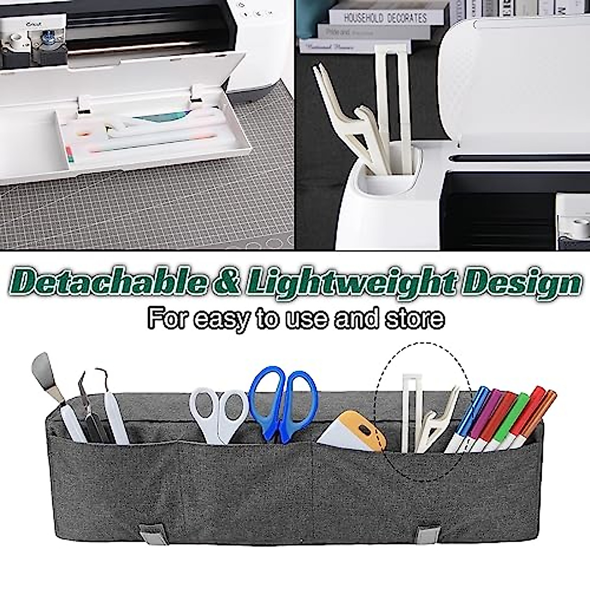 𝗟𝗢𝗣𝗔𝗦𝗔 Extension Tray Compatible with Cricut Maker 3, Maker, Explore 3, Explore Air 2, Cricut Tray Extender Accessories and Supplies for 12x12 Cutting mat (Maker and Explore Both Available)