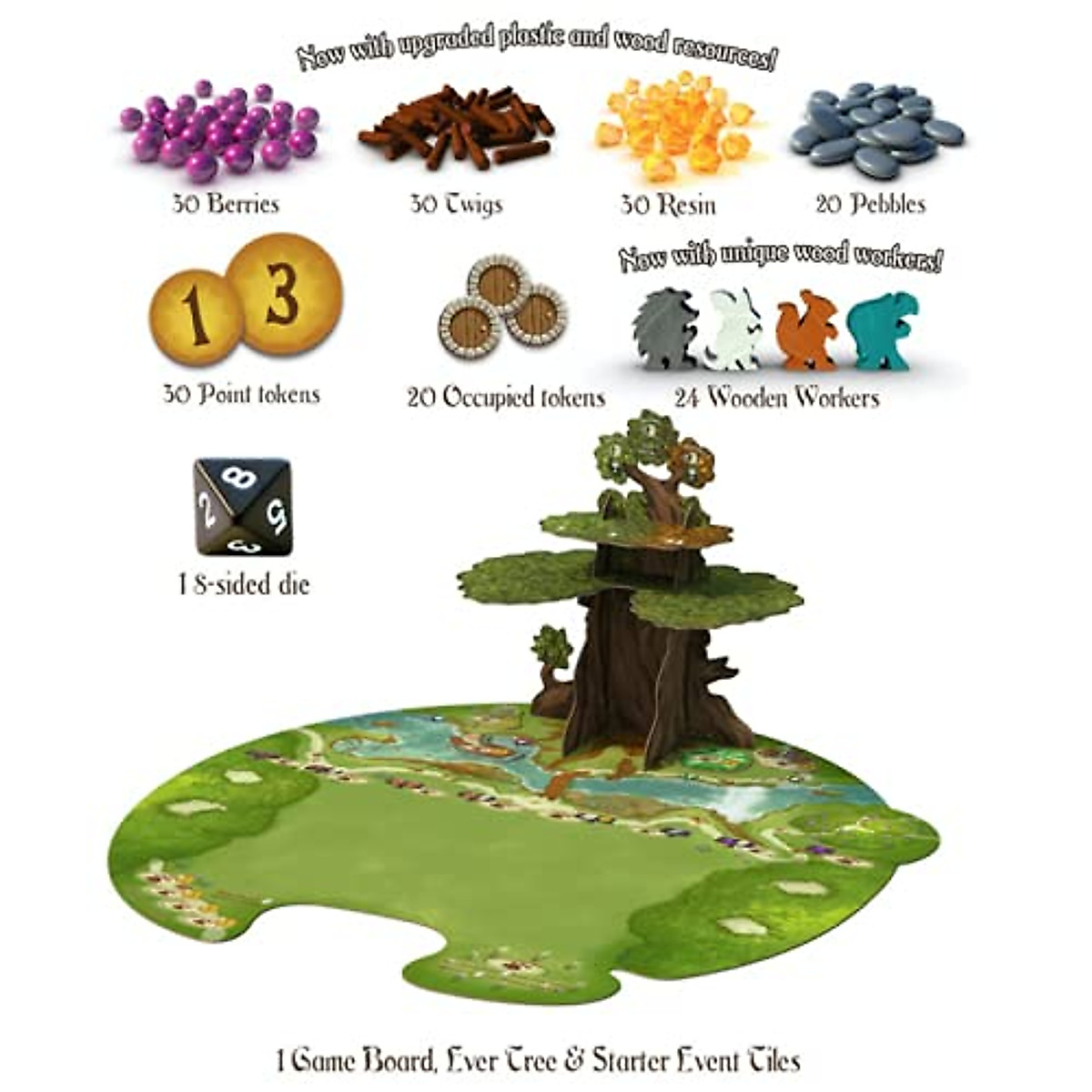 Everdell Collectors Edition - by Starling Games - 1-4 Player Game Where You Build a City of Adorable Critters and constructs