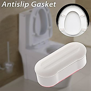4Pcs Toilet Seat Stabalizer Antislip Gasket Set Bumper Bathroom Products Self-adhesive Increase The Height Toilet Seat Cushioning Pads