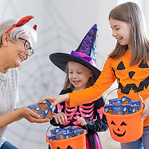 Autpvcol Halloween Party Favors, 24Pack 144Pcs Jigsaw Puzzles Halloween Toys For Trick Or Treat, Halloween Goodie Bag Fillers, Halloween Puzzle Halloween Gifts For Kids,School Classroom Reward