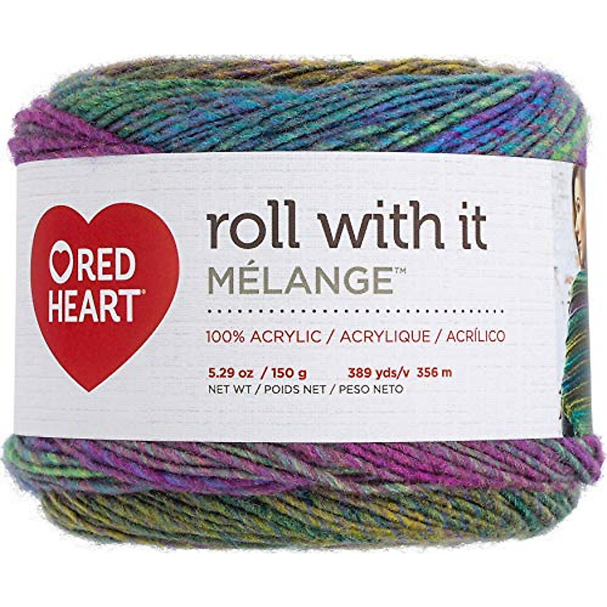 Red Heart Roll with it Melange Catwalk