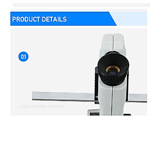 WIKINK Portable Optical Lensmeter, Optometry Lensometer, Spectacle Lens Scanner, Eyeglass Testing Equipment, Manual Focimeter