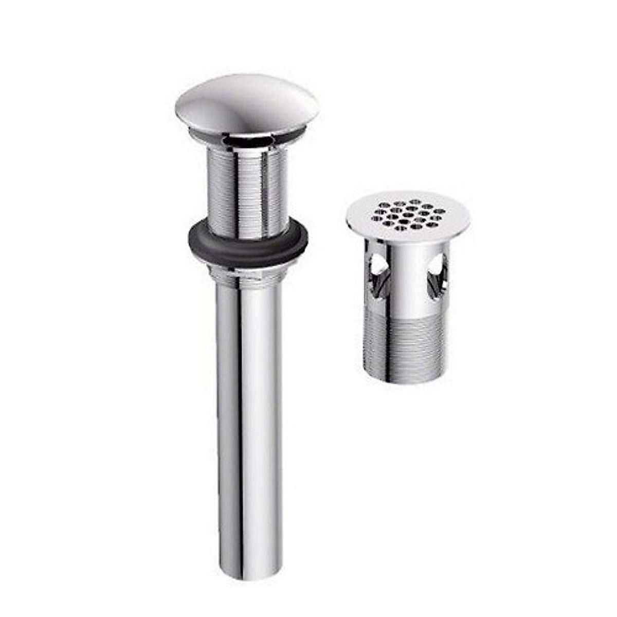 Danze DA505928BR Grid Strainer with and without Overflow, 1 1/4-Inch Tailpiece Diameter, Tumbled Bronze