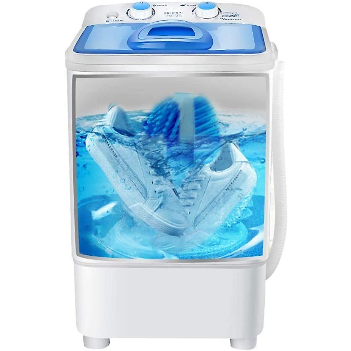 MISMORI Portable Shoes Washing Machine, Portable Shoes Washing Machine, Mini Portable Washing Machine, Smart Lazy Automatic Shoes Washer, For Apartments Camping Dorms Business Trip College Rooms