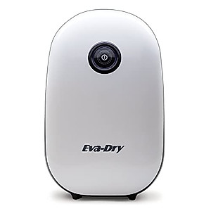 Eva-Dry Air Dehumidifier for Home – Portable Dehumidifier for Small & Medium Spaces Up to 2,500 Cubic Ft. – Quiet Dehumidifier for Basements, RVs, Bathrooms, Laundry Rooms, Campers, Bedrooms, & More