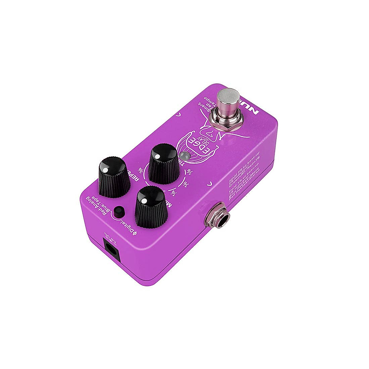 NUX Edge Delay Guitar Effects Pedal Bundle with Snark Tuner