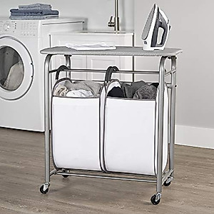 neatfreak! Easy Access Double Laundry Sorter w Folding Table