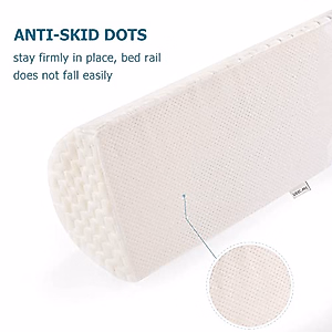 UBBCARE Bed Rail for Toddlers, Memory Foam Safety Rail Guard, Non-Slip Hypoallergenic Washable Cover, Rails Guard for Baby, and Seniors, Fit for Twin, Full, Queen Size Beds