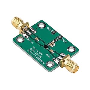 FORIOT 9-12V Radio Frequency Wideband Amplifier Low Noise Amplifier LNA 0.1-2000MHz Gain 32dB
