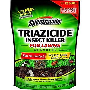 Spectracide Triazicide Insect Killer For Lawns Granules, 10 lb Bag, Kills All Listed Lawn-Damaging Insects