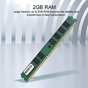Focket Memory Upgrade RAM,2GB 1333MHz DDR3 Memory Data Transmission 240pin DDR3 2GB 1333MHz for Intel/AMD