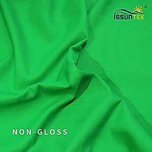 ISSUNTEX 6X9 ft Background Muslin Backdrop, Photo Studio, Collapsible High Density Screen for Video Photography and Television-Green
