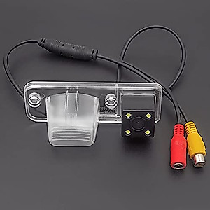 CCD Rear View Camera with Intelligent Dynamic Trajectory/ 4LED Tracks for VW T4 Multivan Transporter Caravelle Business (4LED)