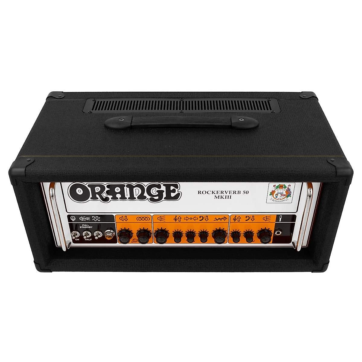 Orange Rockerverb 50 MKIII - 50-Watt 2-Channel Tube Head - Black