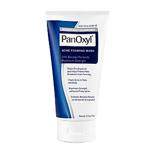 PanOxyl Foaming Acne Wash Maximum Strength 5.5 oz (Pack of 3) (09855)
