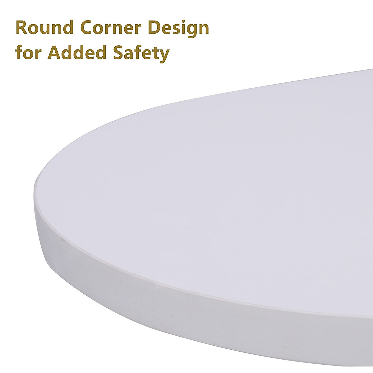 mefeir Manicure Table Nail Desk with 3 Drawers & Arm Rest Cushion for Nail Tech, Beauty Spa Salon Home Wooden Technician Workstation Nail Art Equipment (Titanium White)