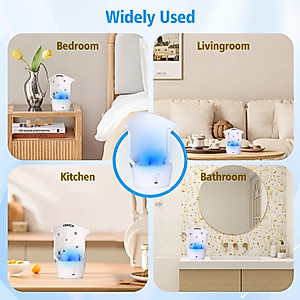 Flying Insect Trap with USB Rechargeable and Portable,Insect Catcher,Indoor Fly Trap with Night UV Light,Fruit Fly Traps for Gnat, Moth, Mosquito, Bug Light Insect Killer (1 Device＋10 Glue Cards)
