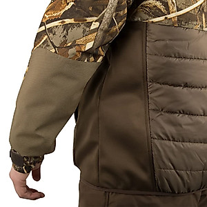 Drake Waterfowl LST Guardian Flex™ Double Down Eqwader™ Full Zip with Hood Mossy Oak Shadow Grass Habitat Xlarge