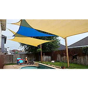 TooTaci Sun Shade Sail Hardware Kit with Chains 1M× 4pcs,Heavy Duty Shade Sail Hardware Kit Rectangle 6 inch with Stainless Steel Hanging Chains 1/8 for Sun Sail Installation,Outdoor Canopy,Pergola