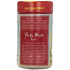 Wisdom of the Ancients Yerba Mate Royale Tea, Instant, 2.82 Ounce