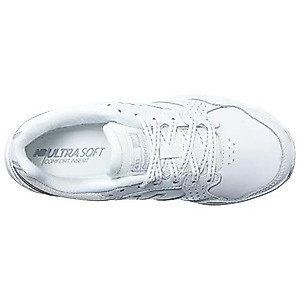 New Balance Women's 411 V1 Walking Shoe, White/White, 9.5