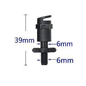 ZXCVB 180 Degree Atomization Nozzle Garden Irrigation Refraction Nozzle Agricultural Fruit Tree Watering Sprayer 50 Pieces (Color : 6MM)
