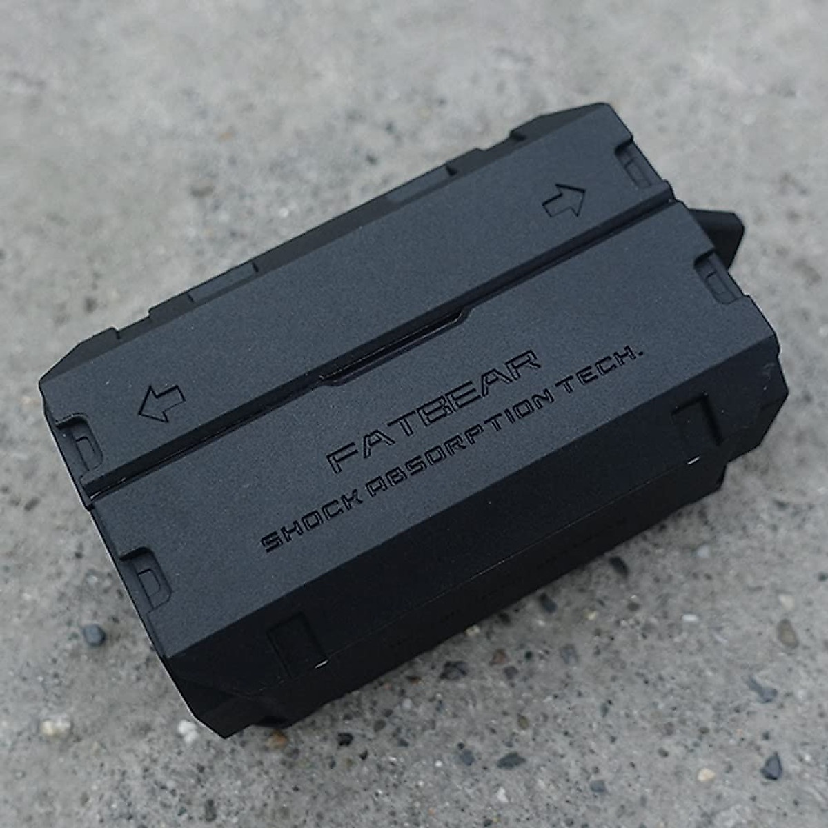 Fat Bear Tactical Military Grade Rugged Shockproof Armor Buffer Protective Shell Skin Case Cover for Sony WF-1000XM4 (Black)