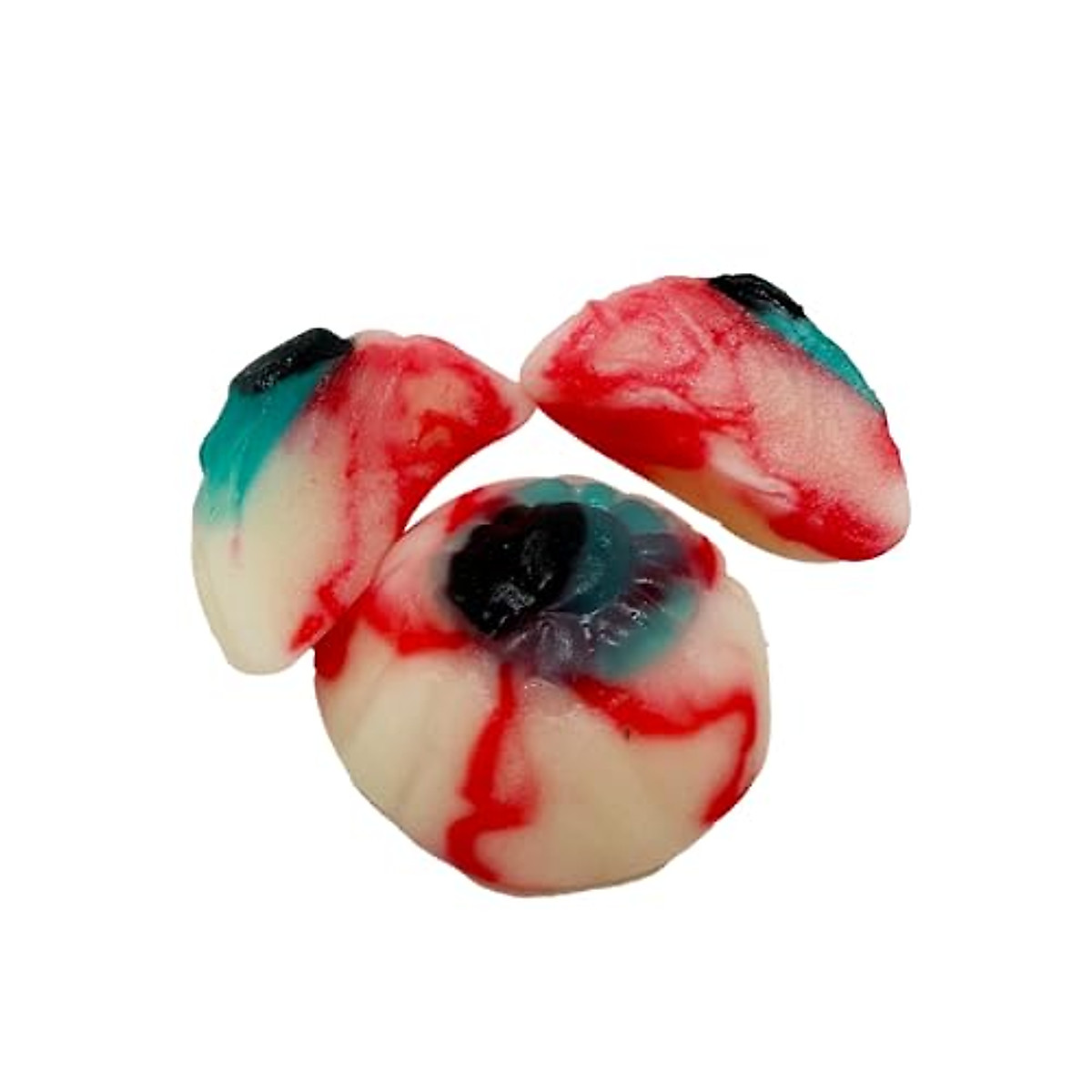 Gummy Eyeballs - 5 LB Resealable Stand Up Candy Bag - Halloween Themed Bloody Eyeball Gummies - Scary Novelty Candy for Trick or Treaters and Party Favor Bags