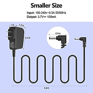 3.7V Power Adapter Charger for Wahl 9818L 9818 9854l 9876l Shaver Groomer Clipper, 9854-600 97581-405 9867-300 79600-2101 97581-1105 Replacement Trimmer Power Supply Cord for Wahl