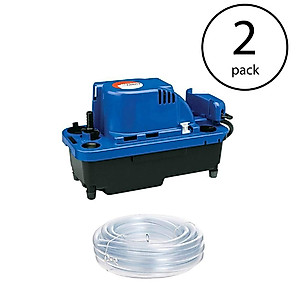 Little Giant VCMX-20ULST NXTGen Condensate Removal Pump with Tubing (2 Pack)