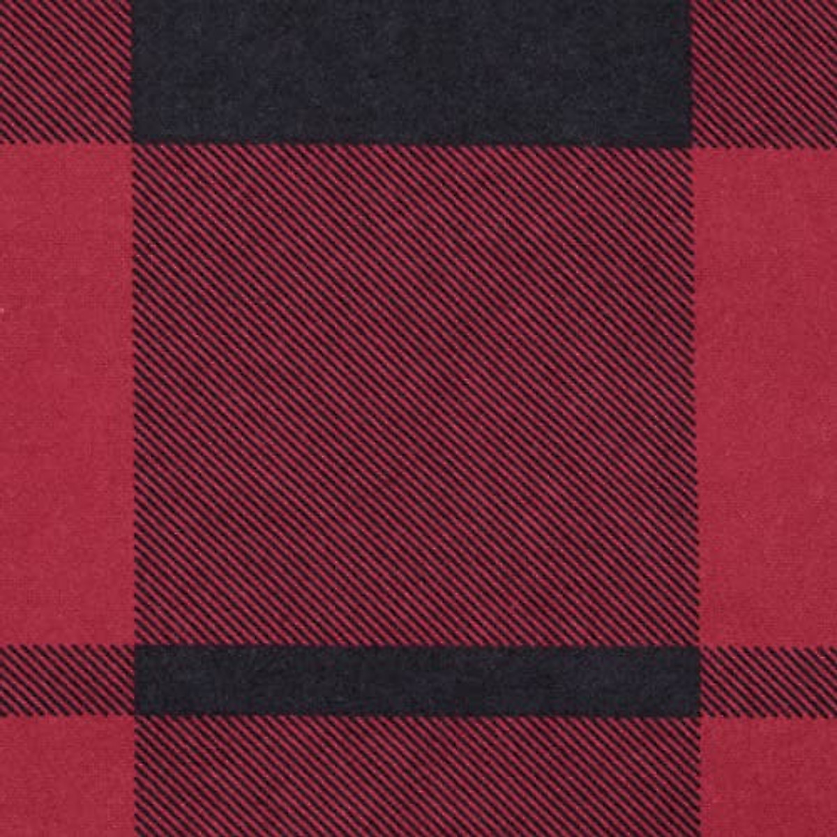 AmazonBasics Flannel Duvet Cover Set - 135 x 200 cm / 50 x 80 cm x 1, Red Plaid