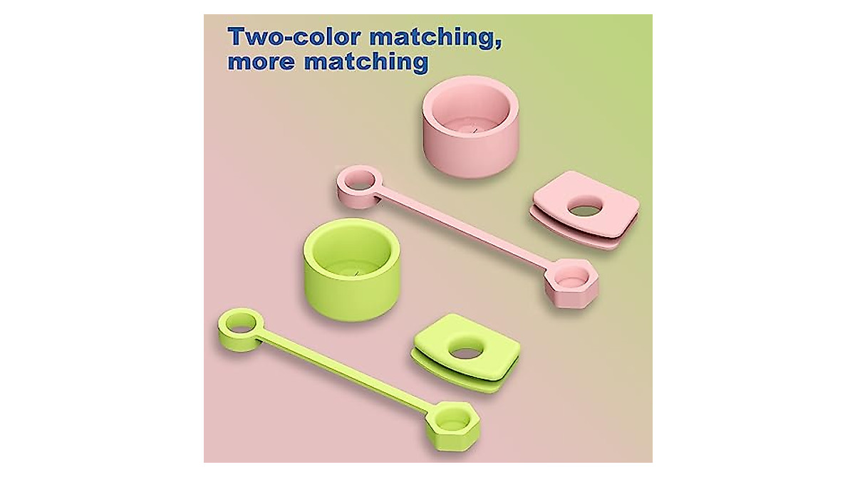 LAEUZN Silicone Stanley Spill Stoppers - No More Leaks